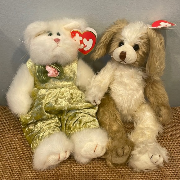 Ty | Toys | Ty Beanie Bundle Katrina The Feline Scruffy The Dog | Poshmark